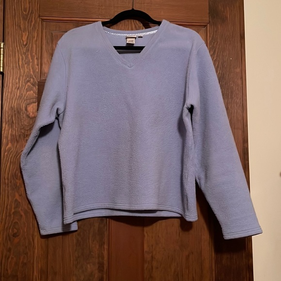 L.L. Bean | Sweaters | Ll Bean Vneck Fleecexl | Poshmark
